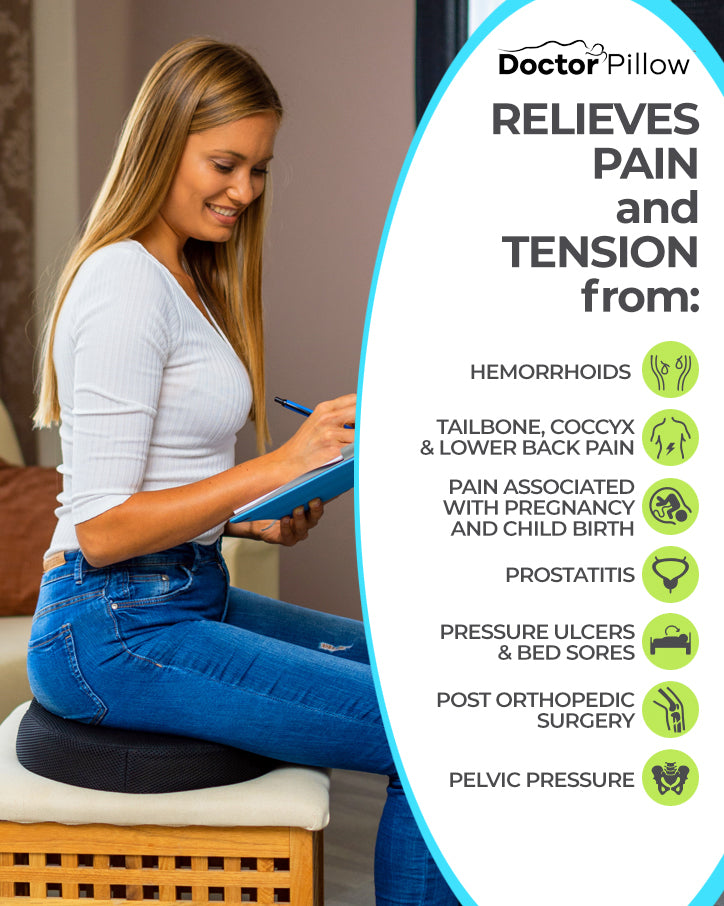 DR PILLOW ANBOCARE ORTHOPEDIC DONUT SEAT CUSHION – Doctor Pillow